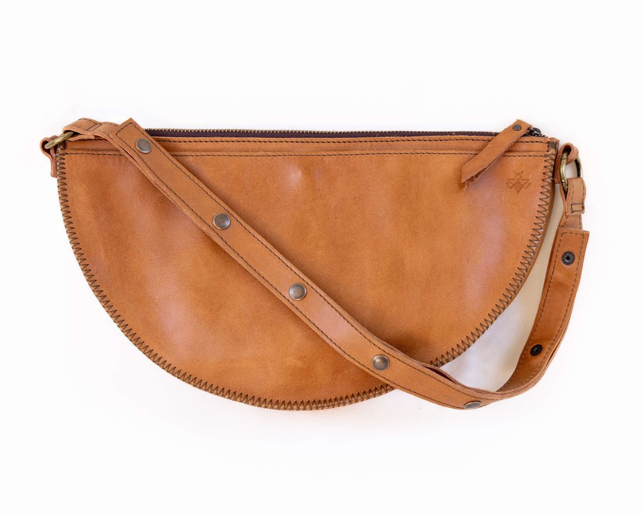 Honey Leather Pouch | Large Fanny Pack | Lyons Leather Co.